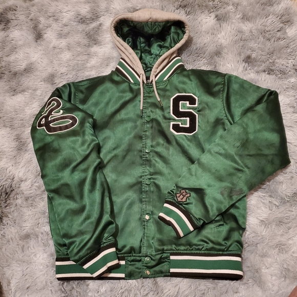 Jackets & Coats | Harry Potter Slytherin Green Hogwarts Varsity Hooded ...